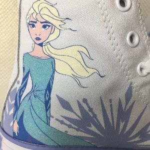 Converse | Shoes | New Converse X Disney Frozen 2 Elsa Hitop Chucks ...